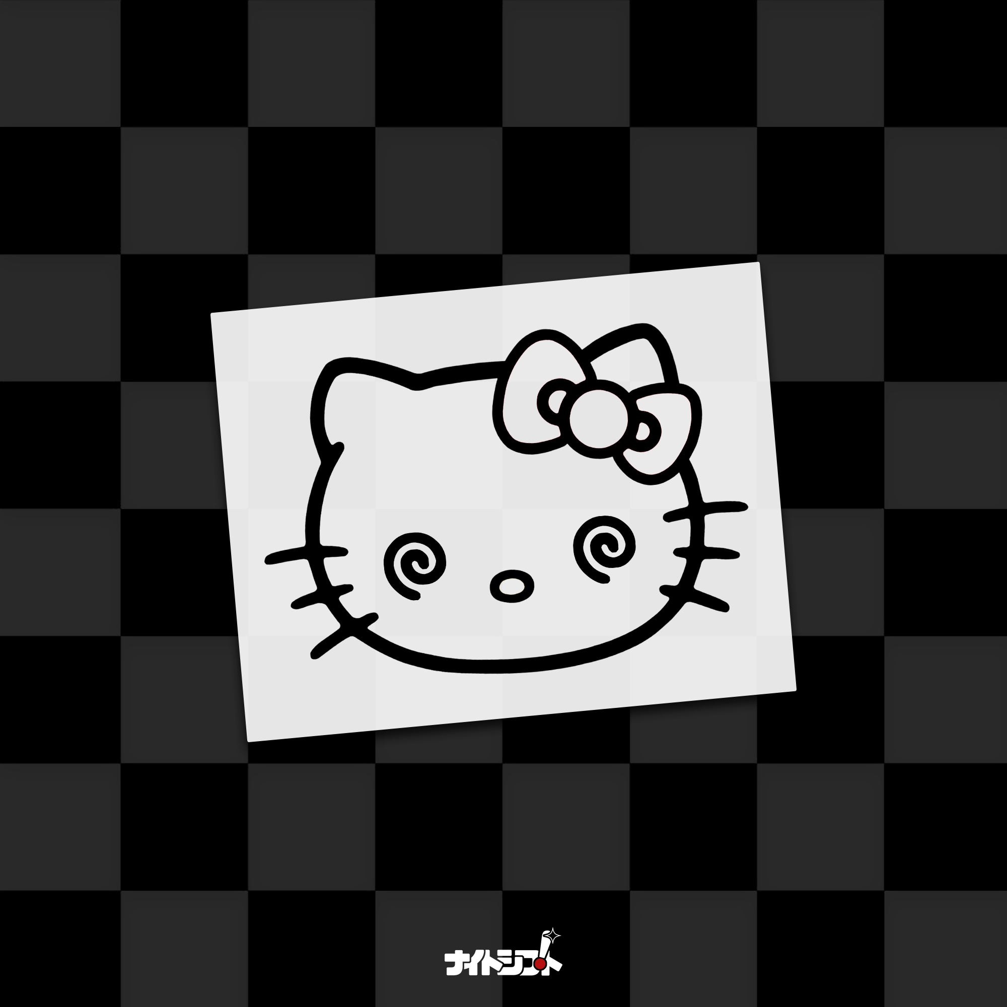 Dizzy Kitty - Die-Cut Decal – Nightshift Japan